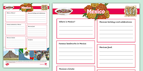 KS2 Mexico Research Activity