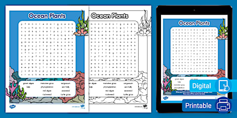 Explore the Oceans Crossword for 6th-8th Grade