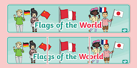Men's World Cup A4 Flag Bunting