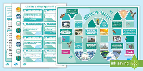 Climate Change Matching Cards for 3rd-5th Grade