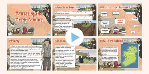 The Great Famine Timeline