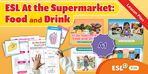ESL Food and Drink: Reveal the Picture [Kids, A1]