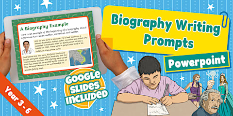 Biography Sentence Starters