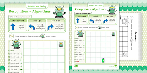 Grade 2 Coding and Robotics – Term 1 – Navigating a Maze Worksheet (LSEN)