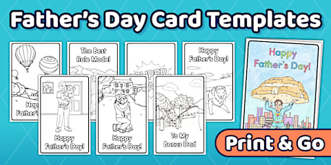 Father's Day Adapted Craft for Special Education