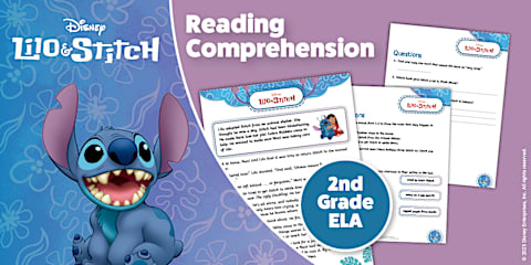Lilo & Stitch: Grammar Mystery for 1st-2nd Grade