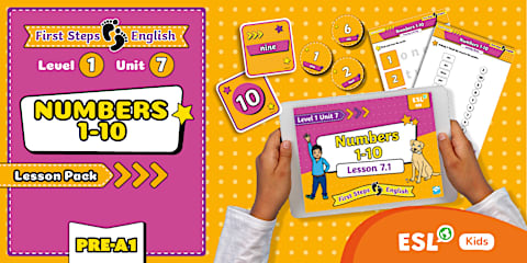 First Steps English Level 1: Unit 10 - Review [Pre-A1]