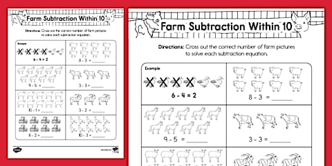 Kindergarten Addition to 10 Activity Booklet