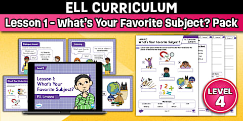 ELL Curriculum: Level 4, Lesson 7 Using a and an Google Slides & PowerPoint