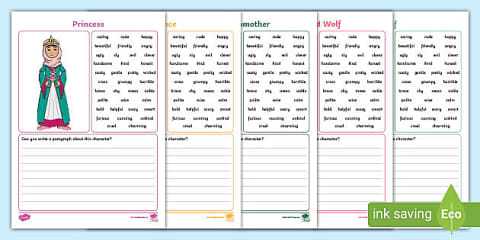 KS1 Writing a Character Description Resource Pack