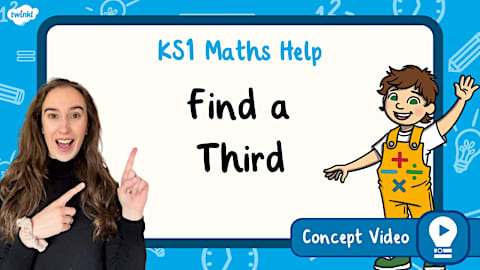Find a Half of an Object or a Shape | KS1 Maths Concept Video