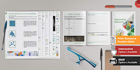 Pure Substances and Mixtures Worksheet