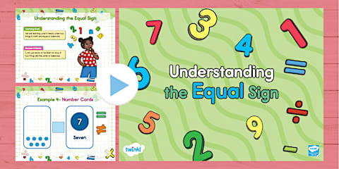 First Grade Understanding the Equal Sign Lesson Pack