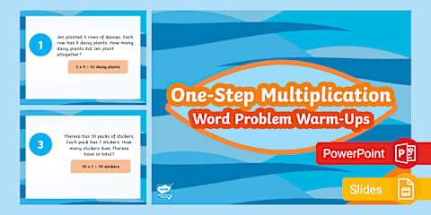Third Grade How To Solve One-Step Multiplication Word Problems ...