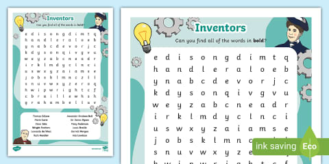 Matching Inventors to Inventions Activity Sheet