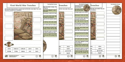 World War I: Reading Comprehension Activity