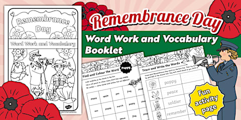 Remembrance Day Poppy Craft Instructions