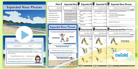 Year 2 Use Expanded Noun Phrases Lesson Ideas and Resource Pack PowerPoint