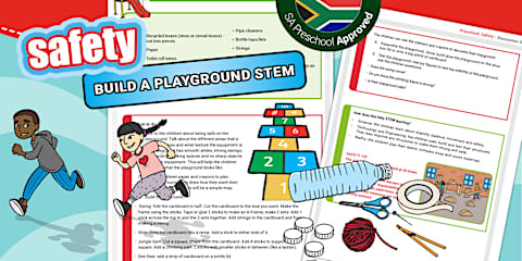Design Your Own Playground Rules Poster for K-2nd Grade