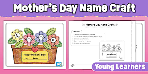 Mother's Day Foldable Heart Card