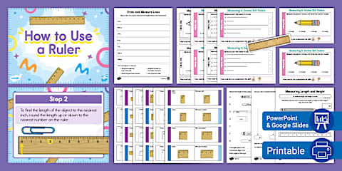 First Grade Measuring Length Using Informal Units Worksheet
