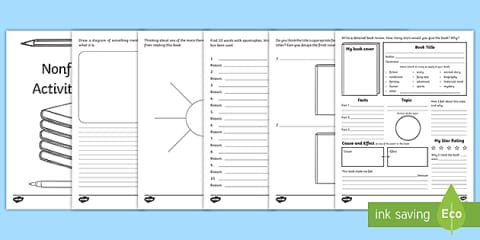 Third Grade Summarizing Nonfiction Texts Graphic Organizer