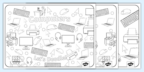 Computing Colouring Book Cover