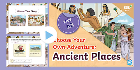 ESL Choose Your Own Adventure Island Mission [Kids, B1-B2]