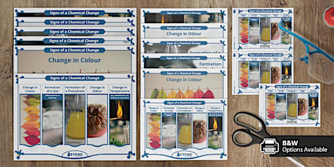 Physical and Chemical Changes Activity Sheet