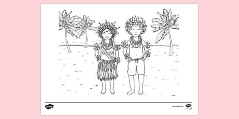 Kiribati Greetings Poster