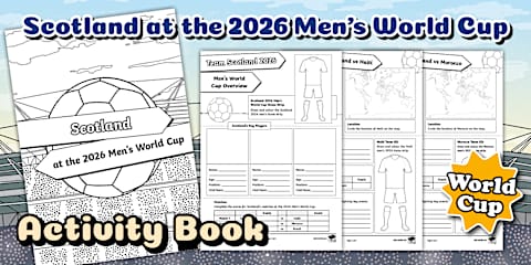 Let's Research About Scotland's World Cup Group Activity Sheet