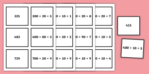 Third Grade Place Value and Word Form Worksheet