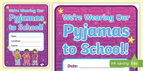Pyjama Day Stickers
