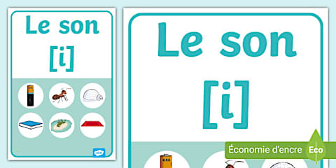 Affiche de phonologie - le son [o]
