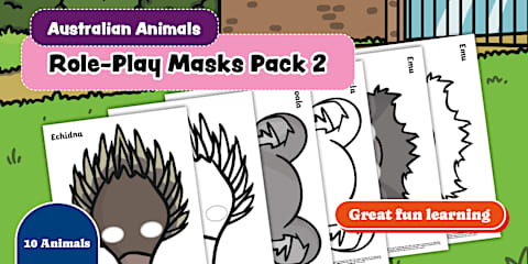 Australia Animal Masks