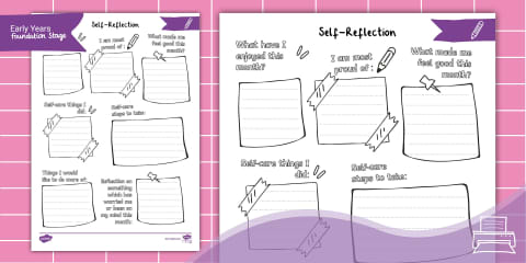 Student Self-Reflection Sheet