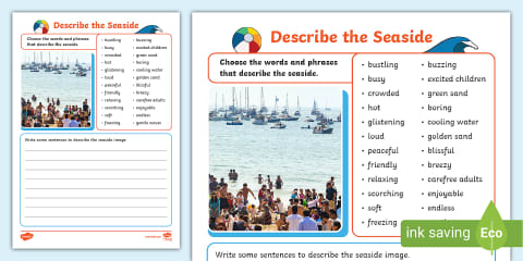 Beach Senses Mind Map