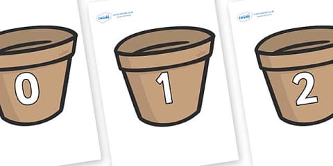 Number Bonds of 10 Flower Pot Matching Activity