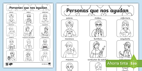 Cartel para Colorear: Día del Trabajo