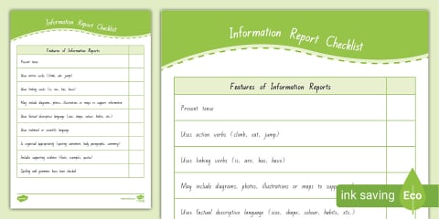 Information Report Writing PowerPoint