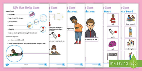 Whole Body Emotions Activity Sheet: How does my body feel?