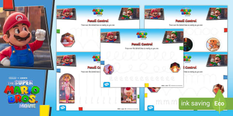 Super Mario Bros.: Mario Maths – Times Tables Worksheets Pack