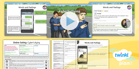Computing: Online Safety: Cyberbullying Y6 Lesson Pack 1