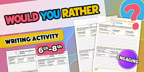 Stir up a Story Writing Activity for 6th-8th Grade