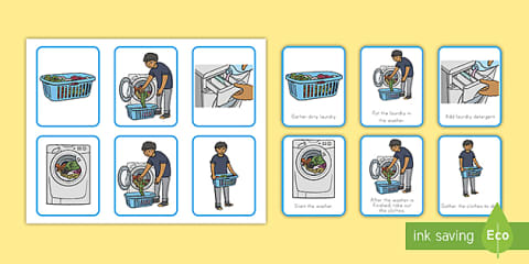 Twinkl Symbols: Doing the Laundry Complete Pack