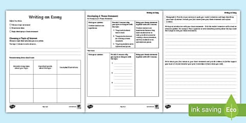 Informational Writing Graphic Organizer for 3rd-5th Grade