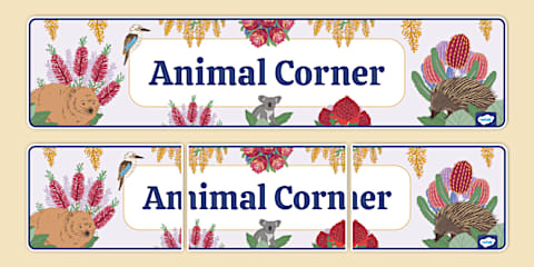 Compliance Folder Spine Labels (Australian Flora and Fauna Theme)
