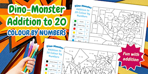 State of Origin QLD Maroons Colour by Addition Colouring Page