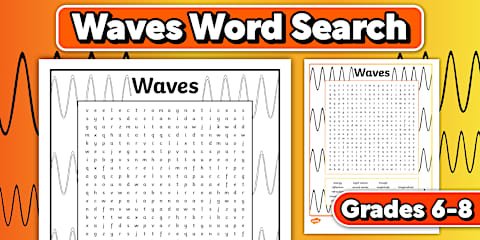 Electromagnetic Spectrum: Word Search