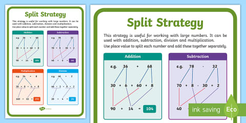Banana Split Strategy for Addition Game Year 2